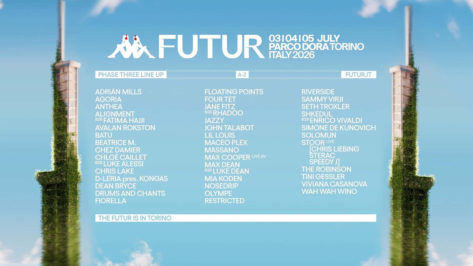 Kappa FuturFestival 2026 Announces Final Line Up (Phase 3)